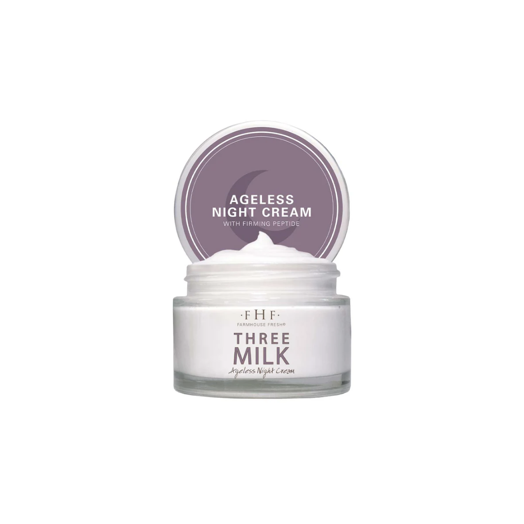Three Milk Ageless Sleep Cream with Peptides – YouFromMe