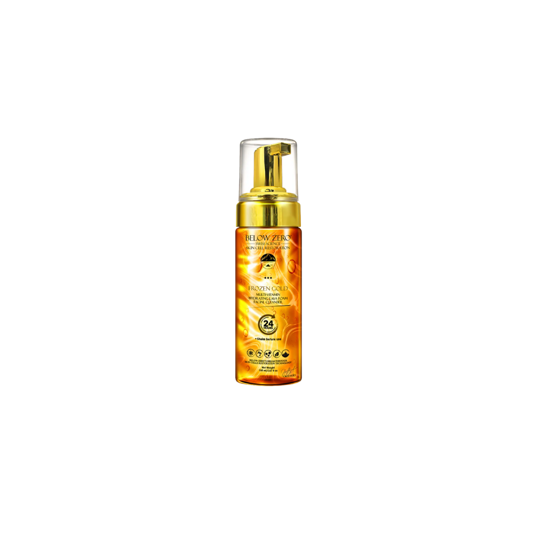 Frozen Gold Multi-Vitamin Hydrating Lava Foam Facial Cleanser